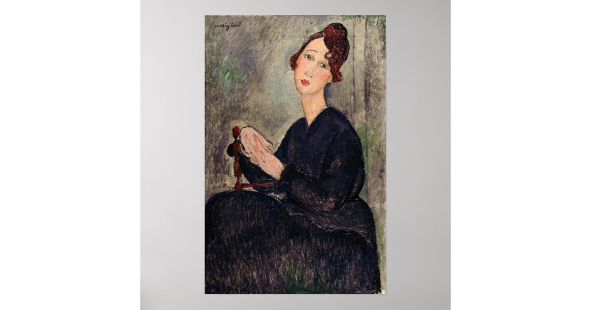 Amedeo Modigliani - Portrait of Dedie Hayden Poster | Zazzle