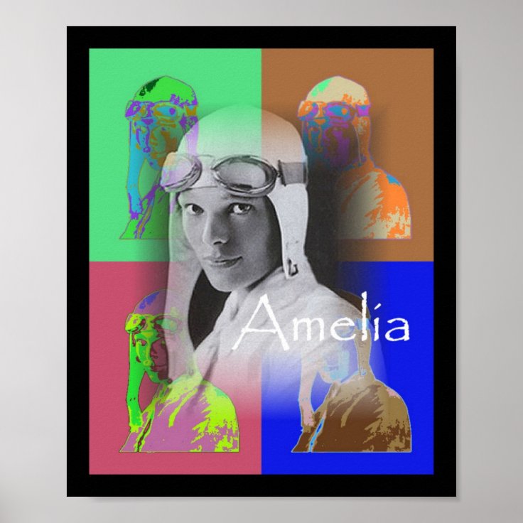 Amelia Earhart Poster | Zazzle