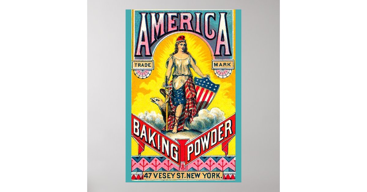 America Baking Powder Poster | Zazzle