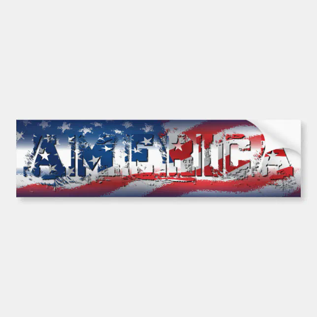 America Bumper Sticker | Zazzle