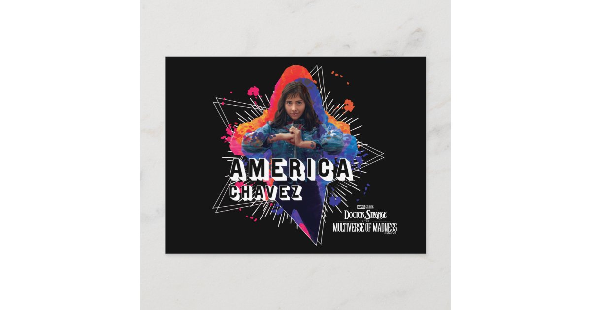 America Chavez Star Character Graphic Postcard | Zazzle
