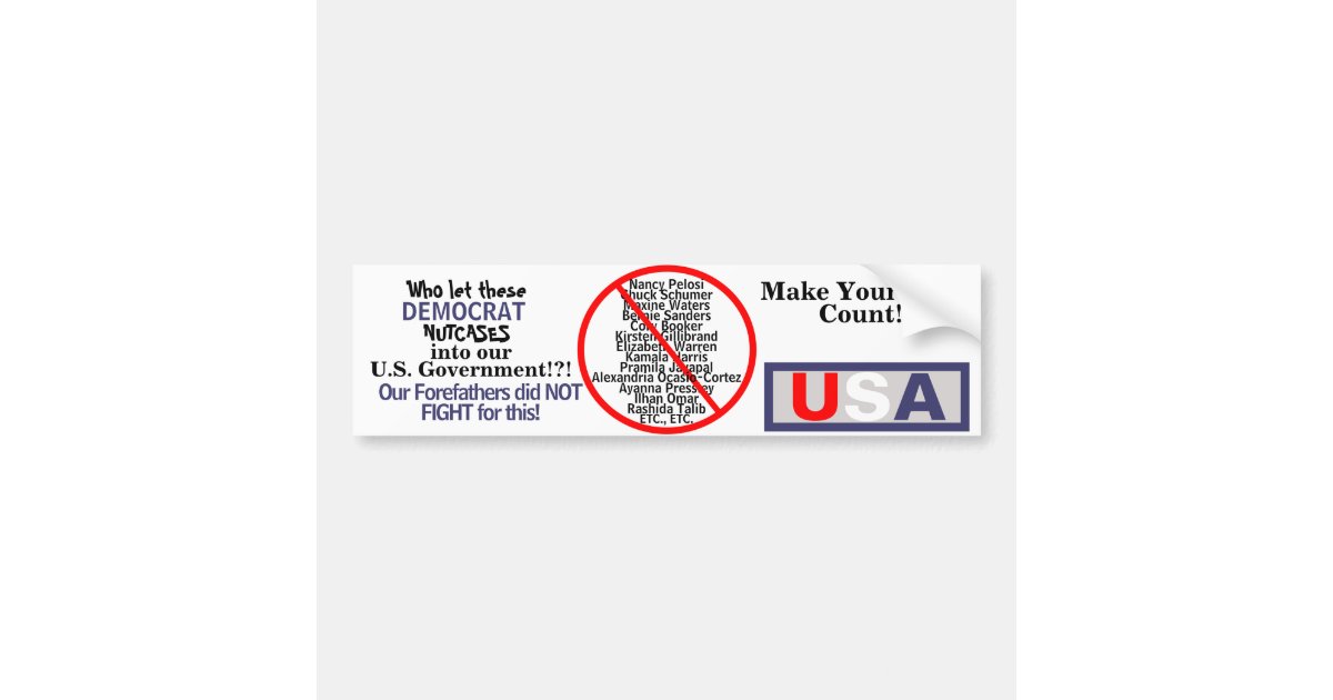 America Democrats Bumper Sticker | Zazzle