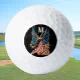 America flag and eagle patriotic custom monogram golf balls | Zazzle