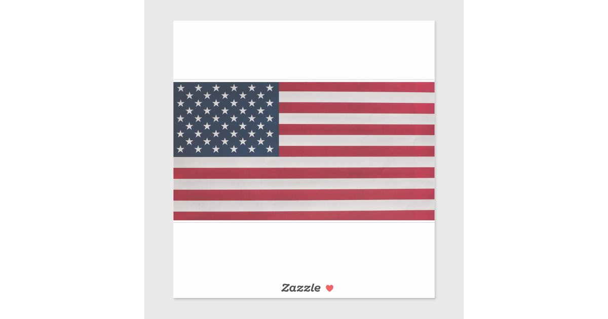 America Flag Sticker | Zazzle