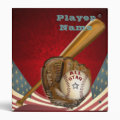 American All Star Baseball Binder | Zazzle