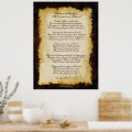 American Anthem Patriotic Original Poem Poster | Zazzle
