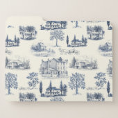 American Architecture Toile File Folder | Zazzle