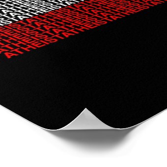 American Atheist USA flag Poster | Zazzle