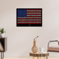 American Atheist USA flag Poster | Zazzle