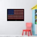 American Atheist USA flag Poster | Zazzle