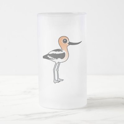 Cute American Avocet by Birdorable