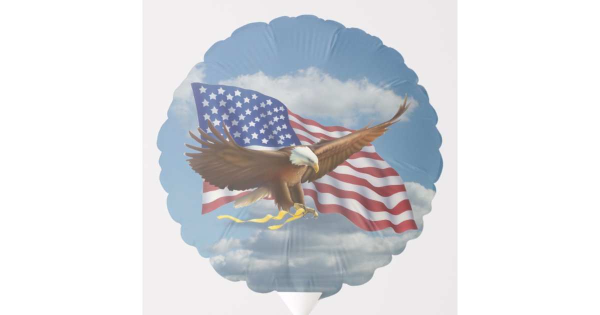 American Bald Eagle Balloon | Zazzle