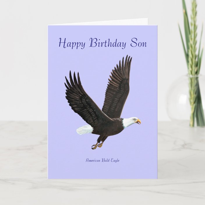 American Bald Eagle Birthday Card | Zazzle.com