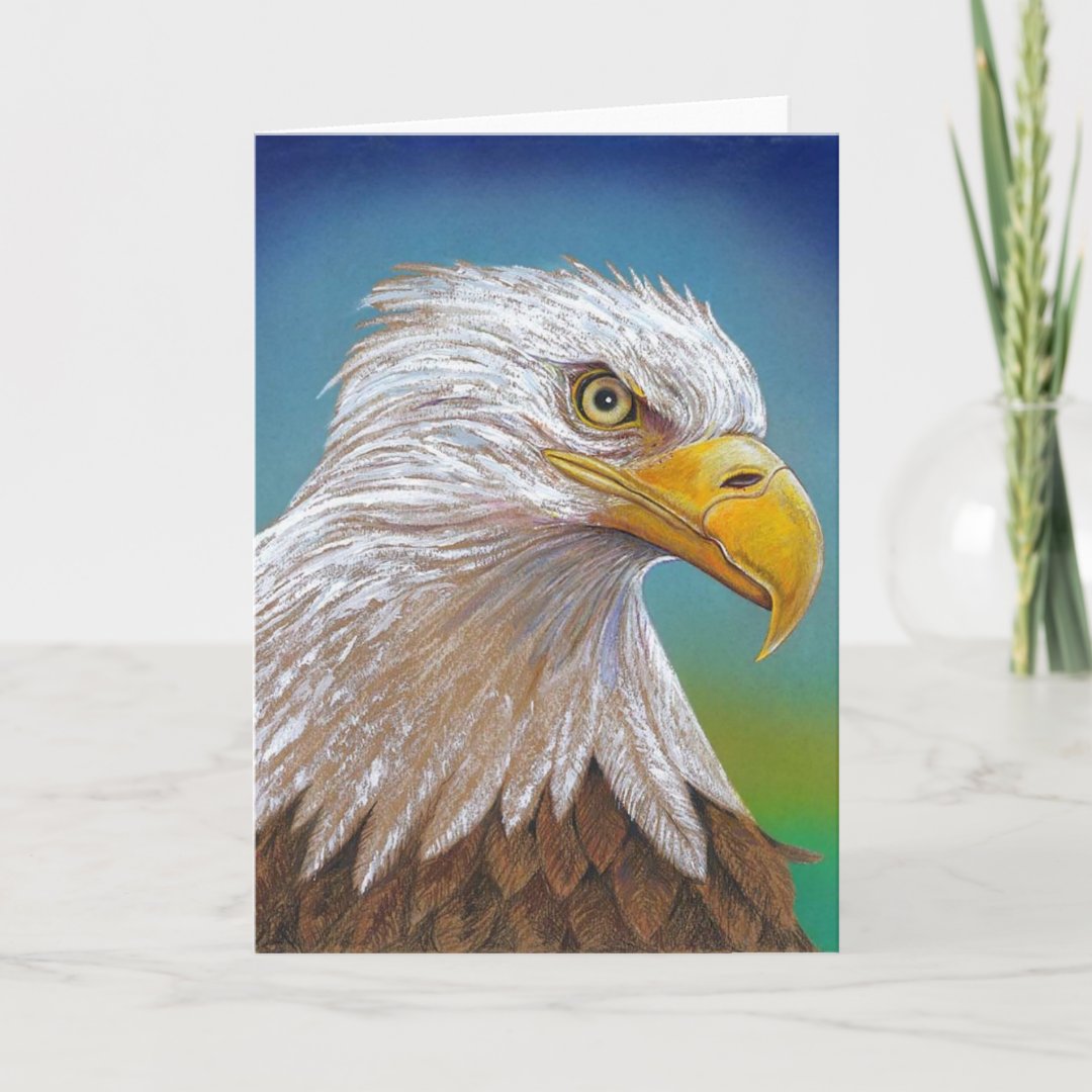 American Bald Eagle Greeting Card | Zazzle