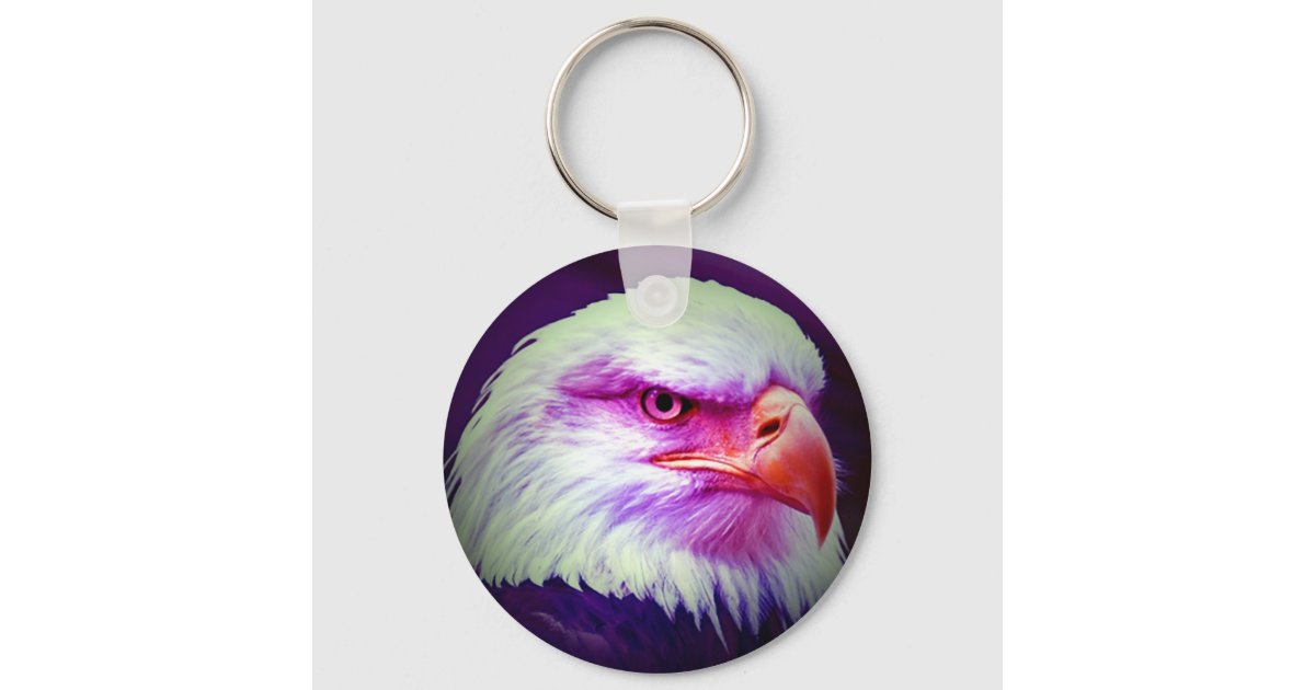 American Bald Eagle Keychain | Zazzle