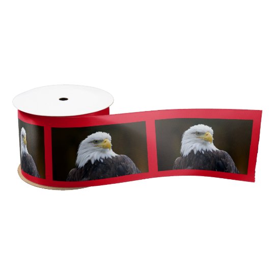 American Bald Eagle Satin Ribbon | Zazzle.com