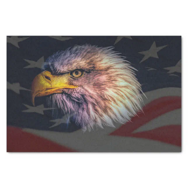 American Bald Eagle Tissue Paper | Zazzle