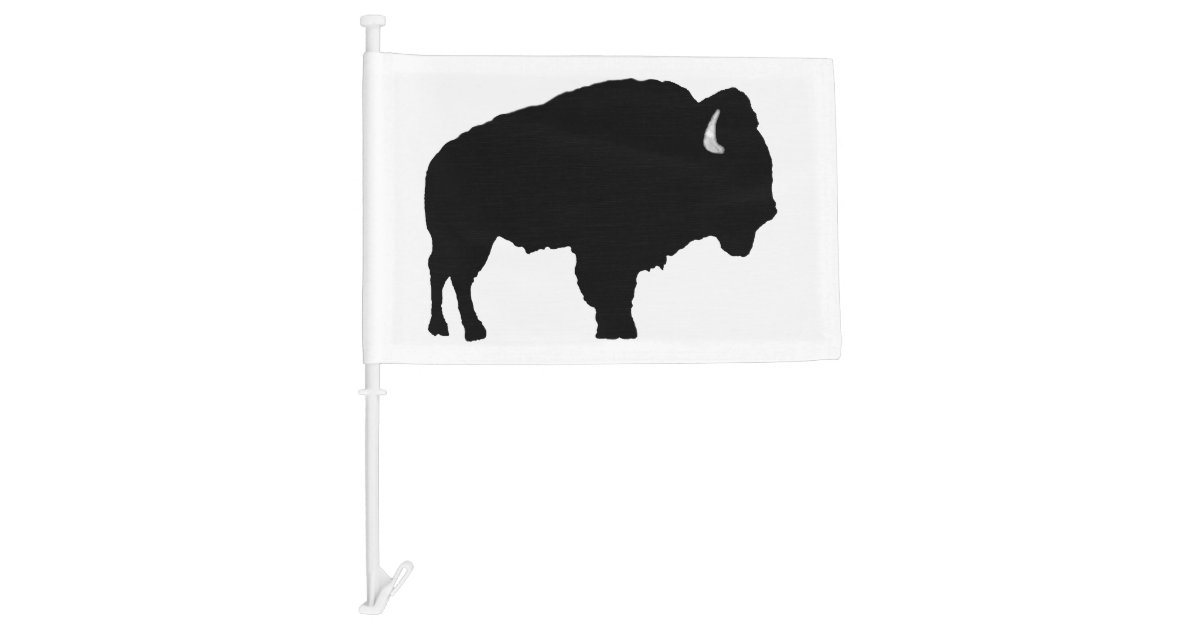 American Bison Car Flag | Zazzle