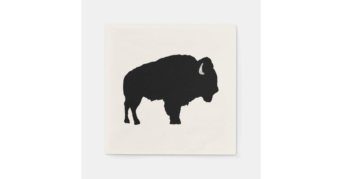 American Bison Paper Napkins | Zazzle