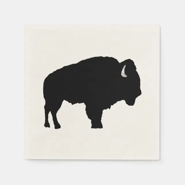 American Bison Paper Napkins | Zazzle