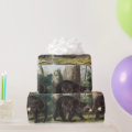 American Black Bear Ursus Americanus Illustration Wrapping Paper | Zazzle