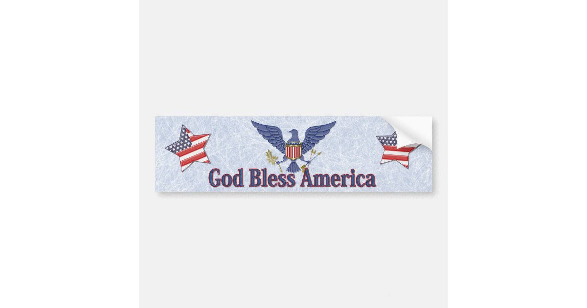 American Blue Eagle Bumper Sticker | Zazzle