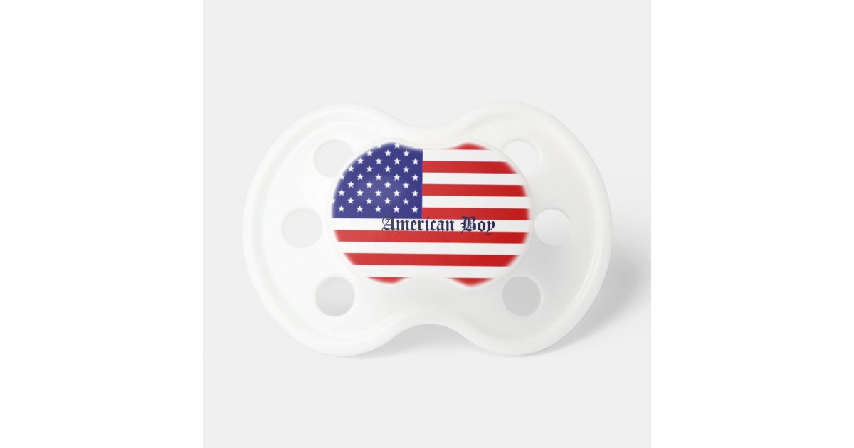 American Boy Pacifier | Zazzle
