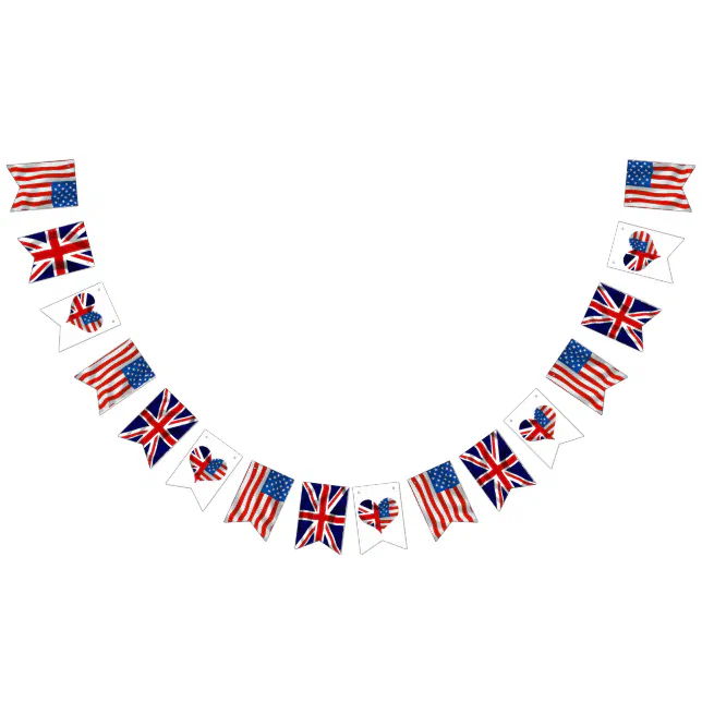 American British flags Royal Anniversary Wedding | Zazzle
