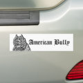 American Bully Dog bumper sticker | Zazzle