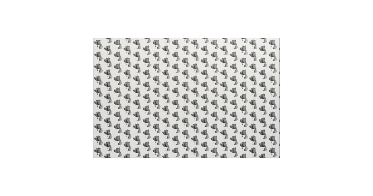 American bully dog pattern Fabric | Zazzle