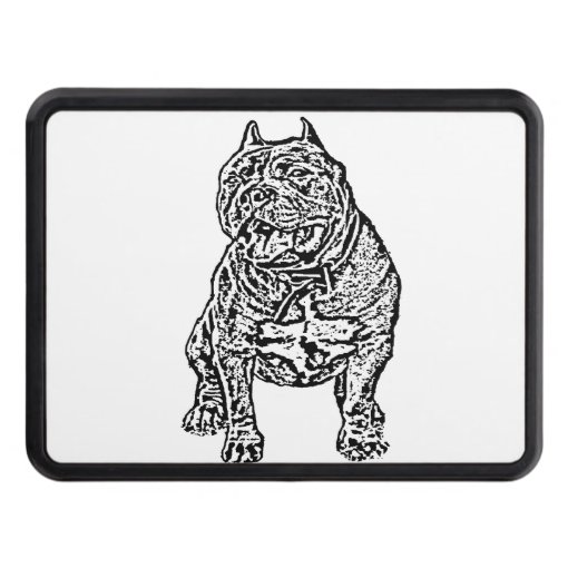 American Bully dog Tow Hitch Cover | Zazzle
