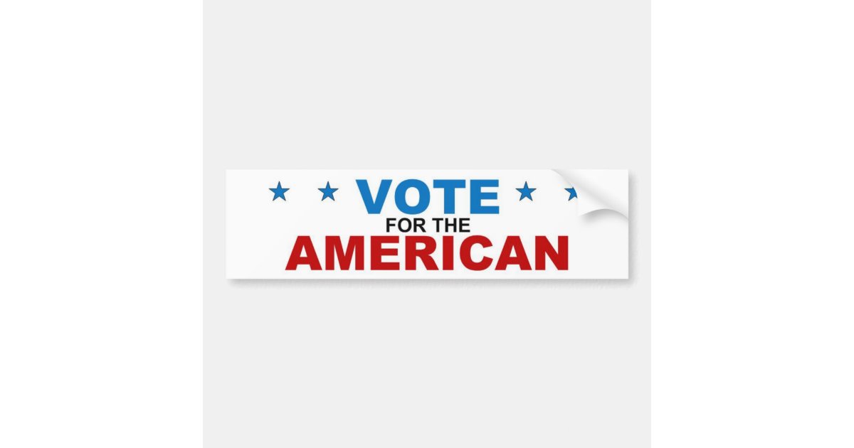 American Bumper Sticker | Zazzle