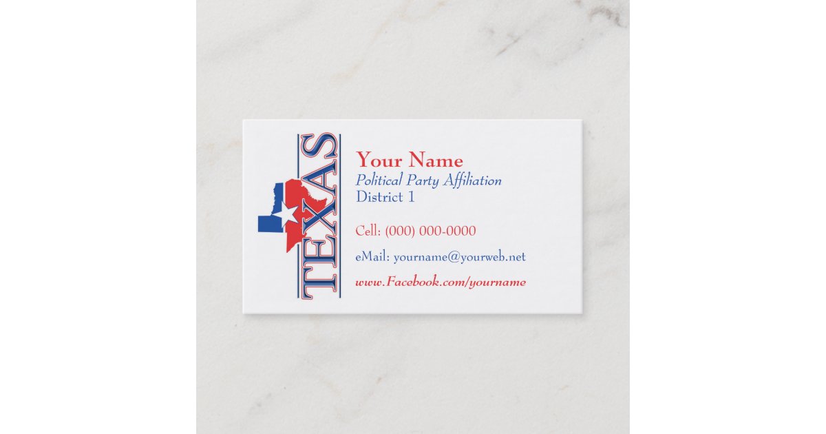 American Business Cards - Texas | Zazzle.com