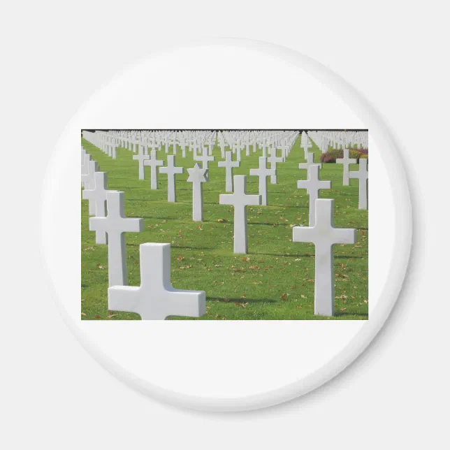 American Cemetery at Normandy Magnet | Zazzle