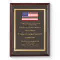 American Citizenship Award Plaque | Zazzle
