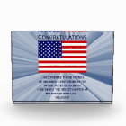 American Citizenship Flag Award | Zazzle