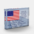 American Citizenship Flag Award by Janz with Date | Zazzle