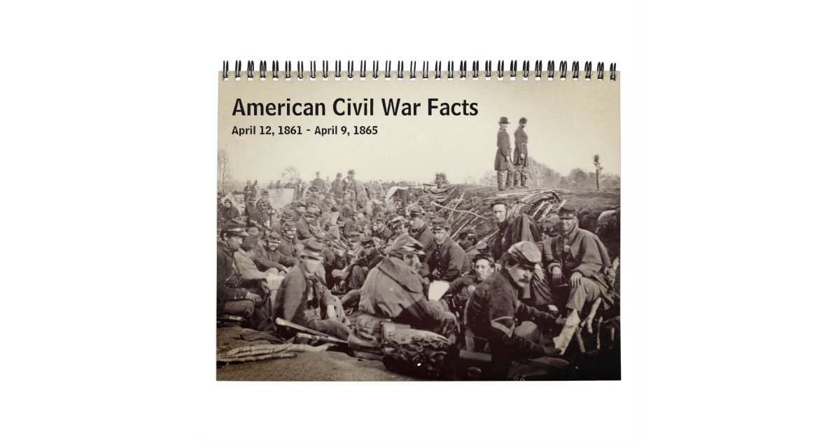 American Civil War Calendar | Zazzle