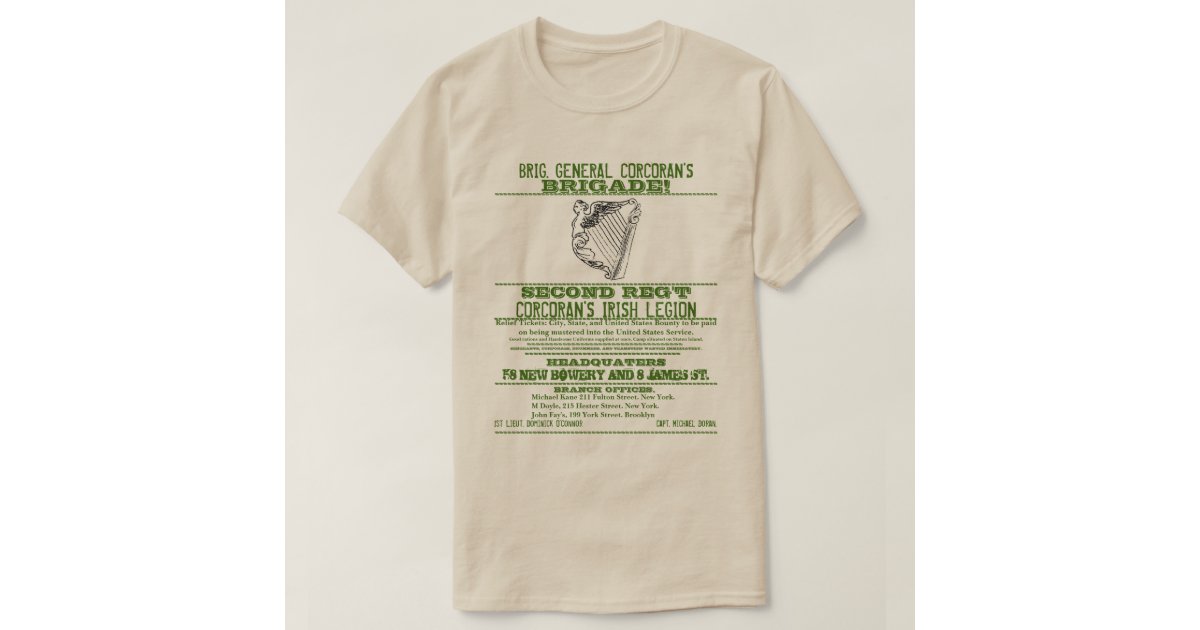 American Civil War Recruiting Poster T-Shirt | Zazzle