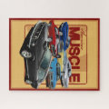American Classic Muscle Cars Together Jigsaw Puzzle | Zazzle