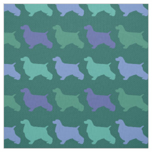 I Love my Cocker Spaniel Fabric | Zazzle