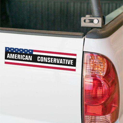 American Conservative Bumper Sticker | Zazzle
