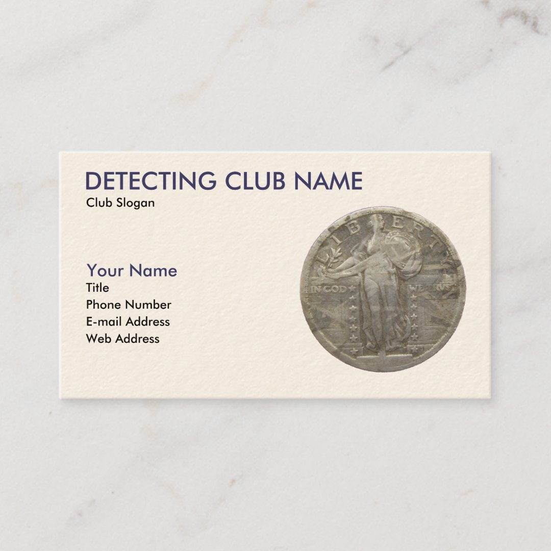 American Detectorist Business Card | Zazzle