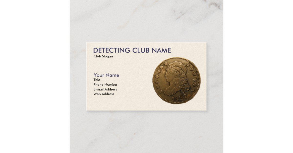 American Detectorist Business Card | Zazzle