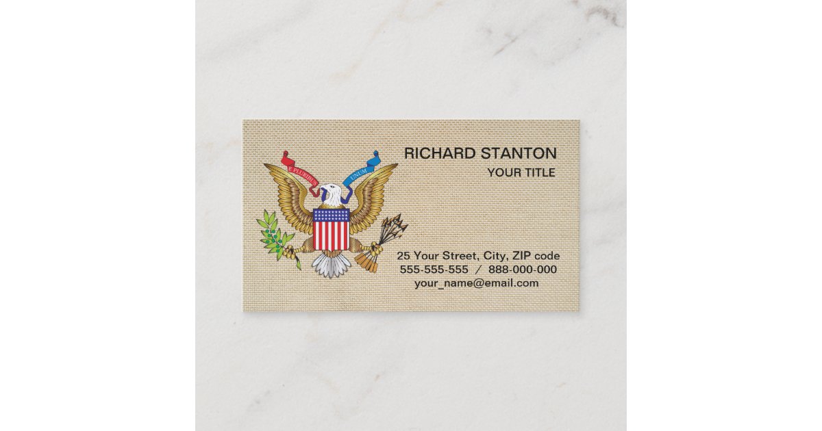 American eagle business card | Zazzle