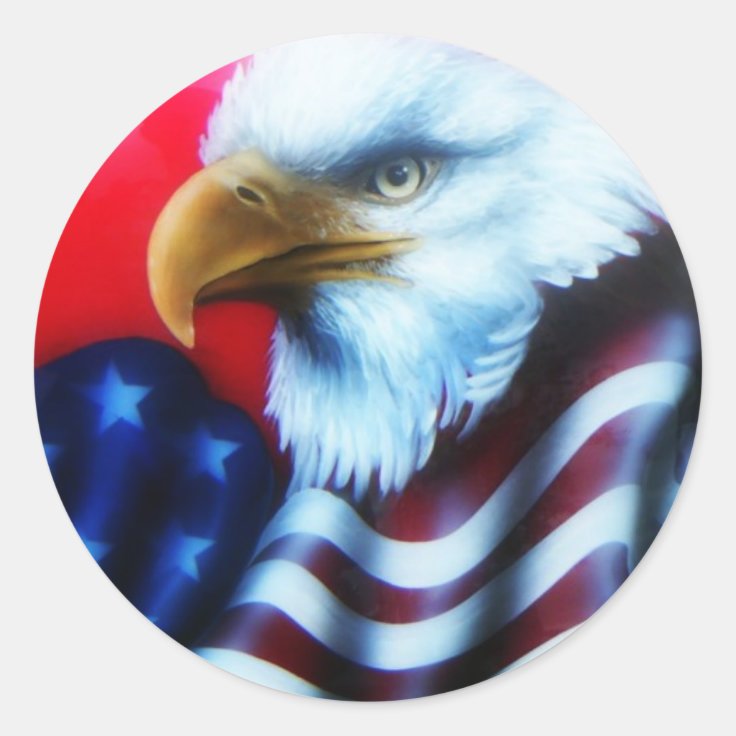 American Eagle Full Sticker | Zazzle