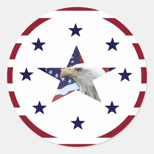 AMERICAN EAGLE STICKERS | Zazzle