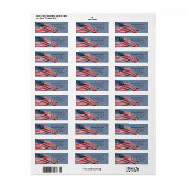 American Flag Address Labels | Zazzle