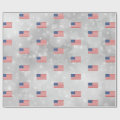 American Flag America USA Patriotic Wrapping Paper | Zazzle