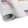 American Flag America USA Patriotic Wrapping Paper | Zazzle